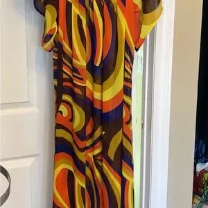 French Connection | Tops | French Connection Sheer Maxi Dress 7s Vibe ...